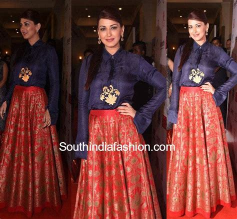 Sonali Bendre In Payal Khandwala South India Fashion