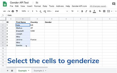 Gender API Com Google Sheets Add On Google Workspace Marketplace
