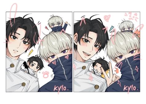 Okkotsu Yuuta And Inumaki Toge Jujutsu Kaisen Drawn By Kyllooelo