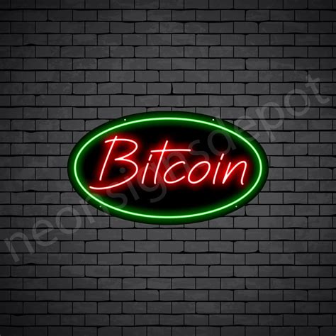 Bitcoin Neon Sign Neon Signs Depot