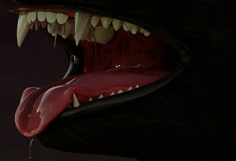 Rule 34 Black Fur Blender Drool Drool String Drooling Drooling Tongue