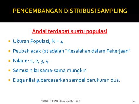 Basic Statistics 7 Sampling Distribution Ppt