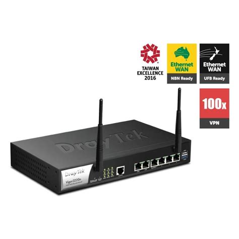 Draytek Vigor3220n 4 Wan Load Balance Vpn Router Internet 4 Wan