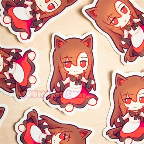 Kagerou Fumo Vinyl Sticker Fumo Sticker Touhou Sticker Etsy