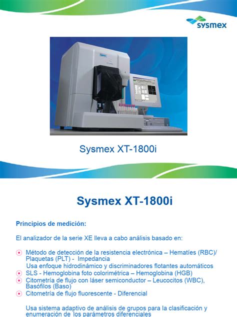 Sysmex Xt 1800i Pdf