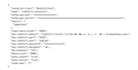 Amazon Redshift Sink Connector For Confluent Cloud Quick Start