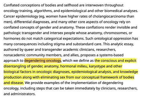 Colin Wright On Twitter This New Paper In Ascos Journal Of Clinical