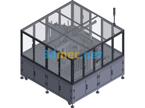 Automatic Mouse Assembly Machine 3d Model Exported