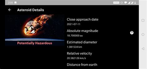 Github Mansourx Asteroidradarapp Asteroid Radar Is An App To View