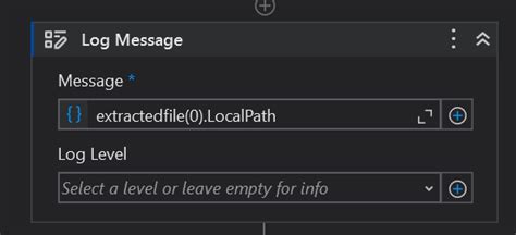 How To Get LocalPath From Zip Extracted Files Variable Studio