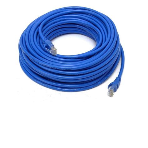 Cabo De Rede Azul 30 Metros Rj45 Crimpado Cat5E Internet Lan Submarino