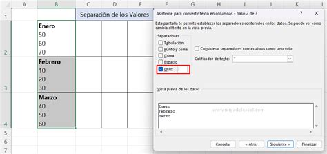 Texto A Columnas Con Ajuste De Texto En Excel Ninja Del Excel