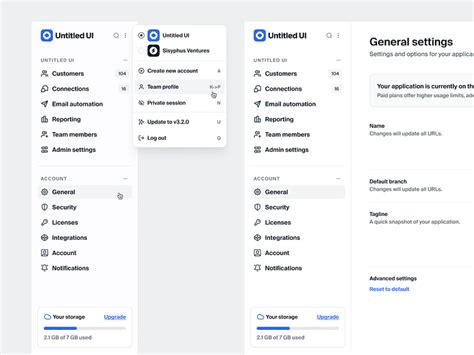 Sidenav Menu — Untitled Ui By Jordan Hughes® On Dribbble