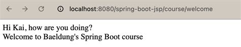 Call Java Class In Jsp Baeldung