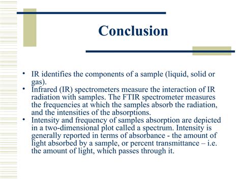 Infrared Spectroscopy Pptpptx Info Bysi Pptx Chemistry Science