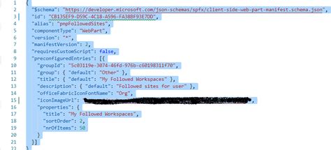 Sharepoint Online Spfx Issue In Webpartmanifestsjson