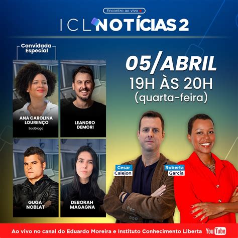 apoia se leandrodemori on Twitter RT ICLNoticias Hoje às 19h vai