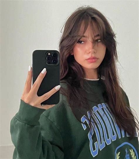 Inspo Mirror Photos Long Hair Styles Hair Styles Bangs With Medium Hair