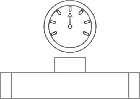 Black Line Art Pressure Sensor 24332005 Vector Art At Vecteezy