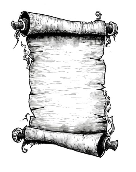 Premium Photo A Blank Ornate Scroll Awaits Text A Piece Of Art In Itself