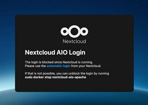 Can T Connect To Nextcloud AIO At All Appliances Docker Snappy VM NCP AIO Nextcloud