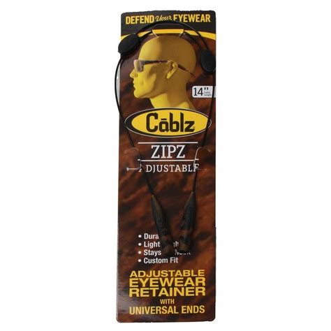 Cablz Zipz Adjustable 14 Eyewear Lanyard Retainerscable Strap