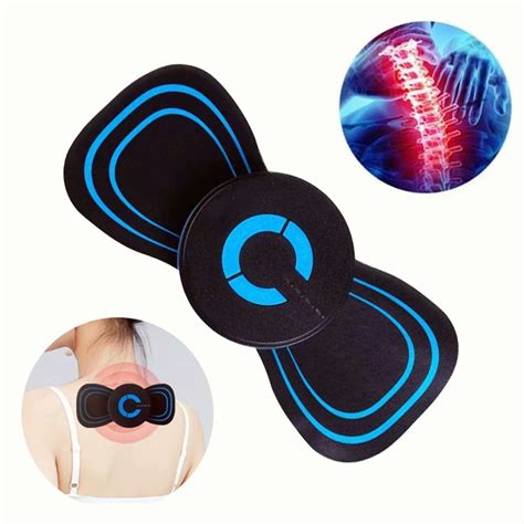 Ems Portable Electric Pulse Neck Massager Usb Charging Massager