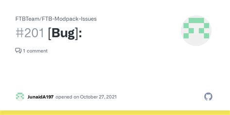 [bug] · Issue 201 · Ftbteam Ftb Modpack Issues · Github