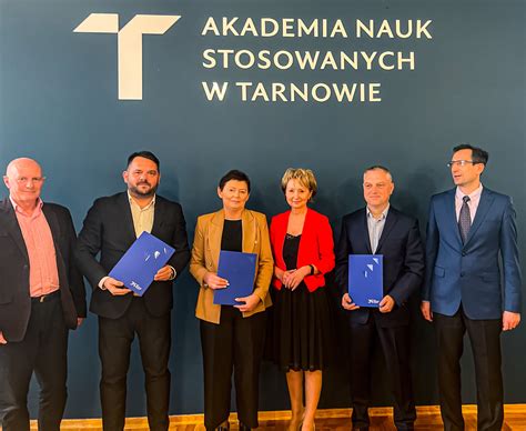 PODPISALIŚMY POROZUMIENIE Z AKADEMIĄ NAUK STOSOWANYCH W TARNOWIE Zespół Szkół Mistrzostwa