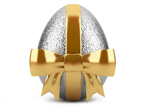 Silver Easter Eggs Stock Illustration Illustration Of Isolated 8324808