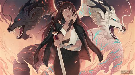 배경 화면 만화 입 미술 흑발 Cg Artwork 긴 머리 아름다움 가상의 인물 애니메이션 삽화 그림 제도법 카민 소설 그래픽 디자인