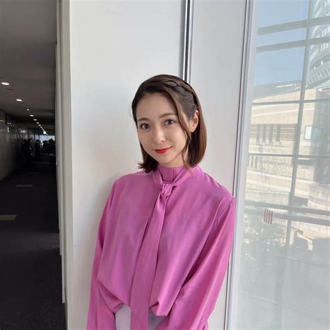 住田紗里さんのインスタグラム写真 住田紗里instagram「昨日と今日の衣装です。 ピンク色でした〜 今週は木曜日までannnews