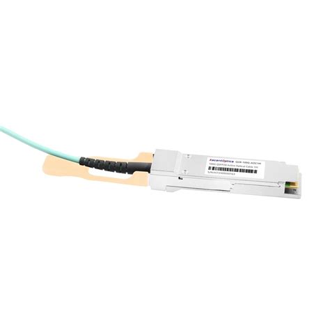 100g Qsfp28 Active Optical Cable 1 Meter Ascentoptics
