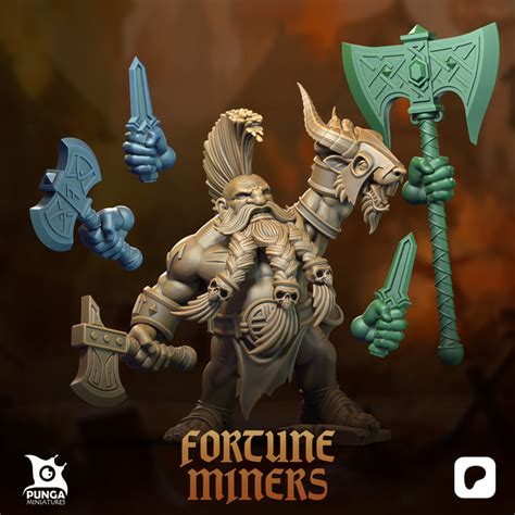 3d Printable Dwarf Slayer 1 By Punga Miniatures