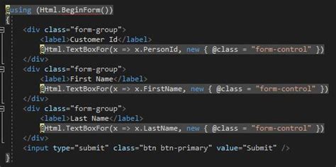 Helper Methods In Aspnet Mvc Programming With Wolfgang