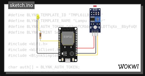 lampu pintar wokwi esp32 stm32 arduino simulator