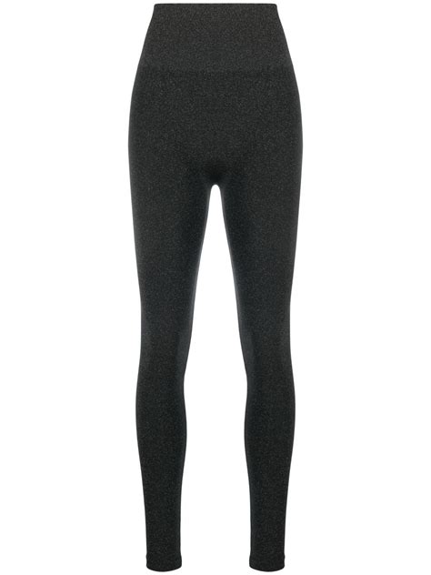 Wolford Shiny High Waisted Leggings Farfetch