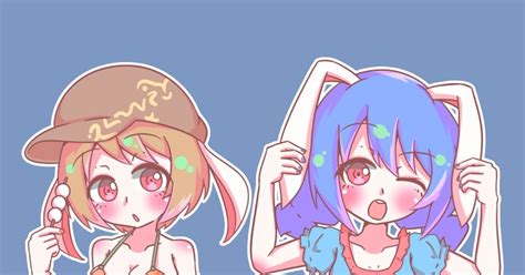 東方 水着あおりんご0 ももぱとrplpnのイラスト Pixiv