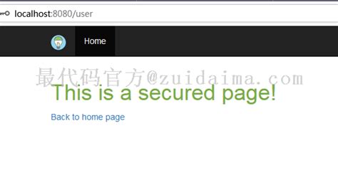 spring boot spring security thymeleaf整合实现用户登录权限验证简单实例 代码 最代码