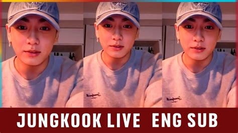 Eng Sub Jungkook Weverse Live Bts Jungkook Weverse Live 12 12