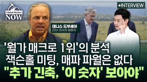 월가 매크로 1위의 분석 잭슨홀 미팅 매파 파월은 없다 신인규의 마켓나우 Youtube