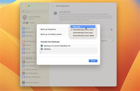 Apple Time Machine Manual