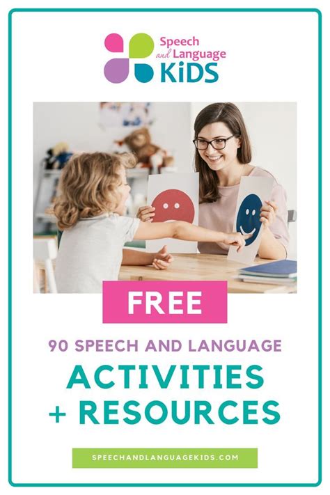 Speech And Language Activities 90 Free Materials Artofit