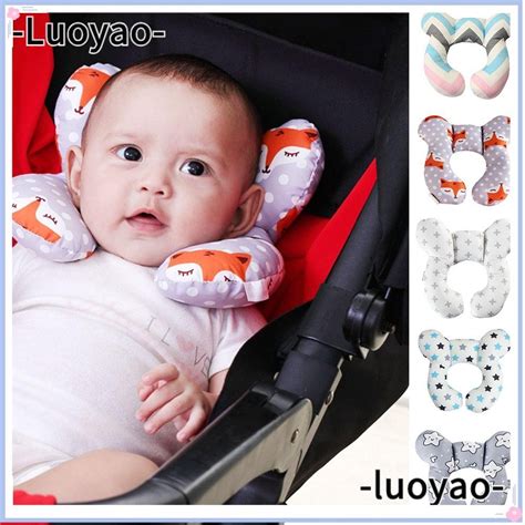 ลูoyaโอ หมอนเด็กการ์ตูนป้องกันศีรษะคอสนับสนุนพนักพิงศีรษะที่นั่งรถ Shopee Thailand