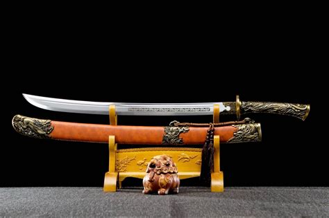 Qing Dao Dynasty Army Sabre Real Chinese Swords Battle Ready Chinese
