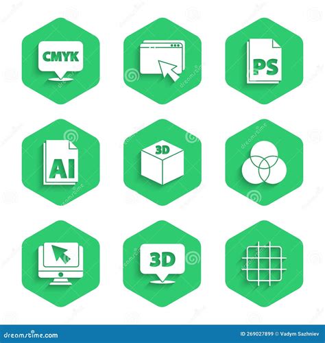 Set Isometric Cube Speech Bubble With Text D Grid Graph Paper Rgb