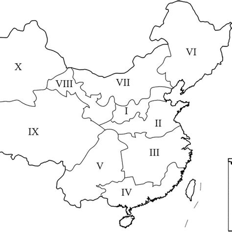 Distribution Of 10 Wheat Zones In China This Figure Is Adopted From He