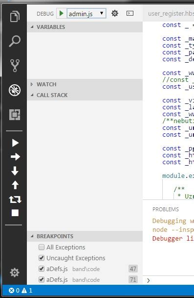 Debug Active Bar Usability Feature Request · Issue 30490 · Microsoft