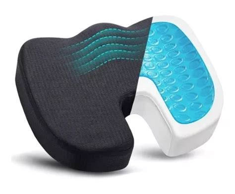 Assento Em Gel Silicone Ortopédica Almofada Capa Cóccix Frete grátis