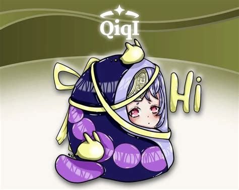 Qiqi Emote From Genshin Impact For Streamer Twitch Emotes Etsy In